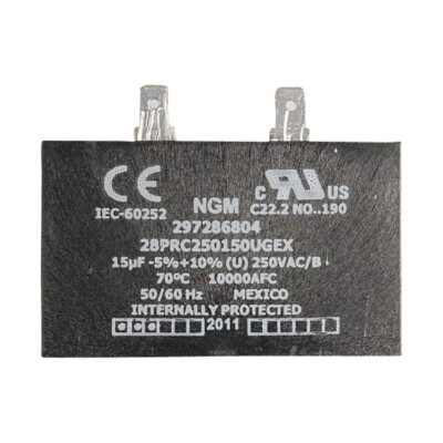 Genuine Frigidaire 297286803 Refrigerator Run Capacitor 218909915 ...