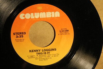 KENNY LOGGINS---THIS IS IT (1980 TOP SONG) | eBay