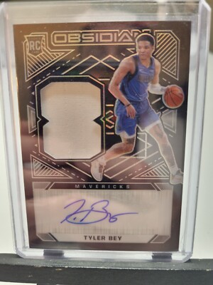 Tyler Bey Rookie Patch Auto 73/99 2020-21 Panini Obsidian Basketball | eBay