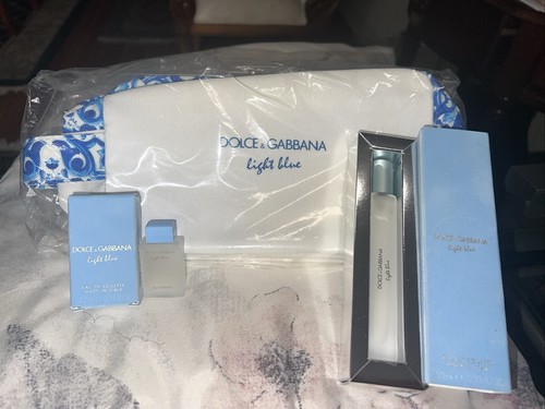 Dolce & Gabbana Light Blue Perfume Gift Set with Pouch | eBay