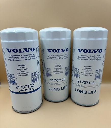Volvo D13 Engine Oil Filters Set Change Kit 21707133 (2) , 21707132 | eBay