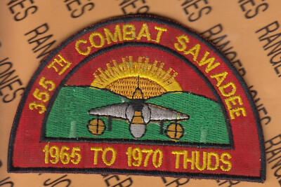 USAF Air Force 355th Combat Fighter Squadron THUDS ~4.25" patch c/e | eBay
