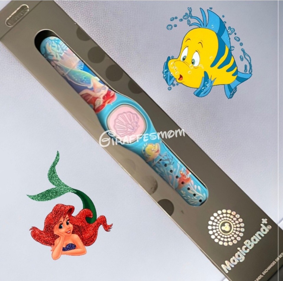 Disney Parks Magic Band Plus Little Mermaid Ariel NEW! | eBay