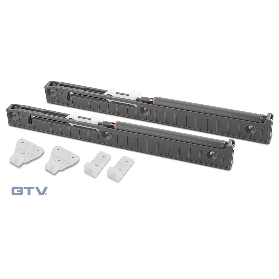 Metal Roller Bottom Fix Kitchen Drawer Runners Slides 250mm-600mm White ...