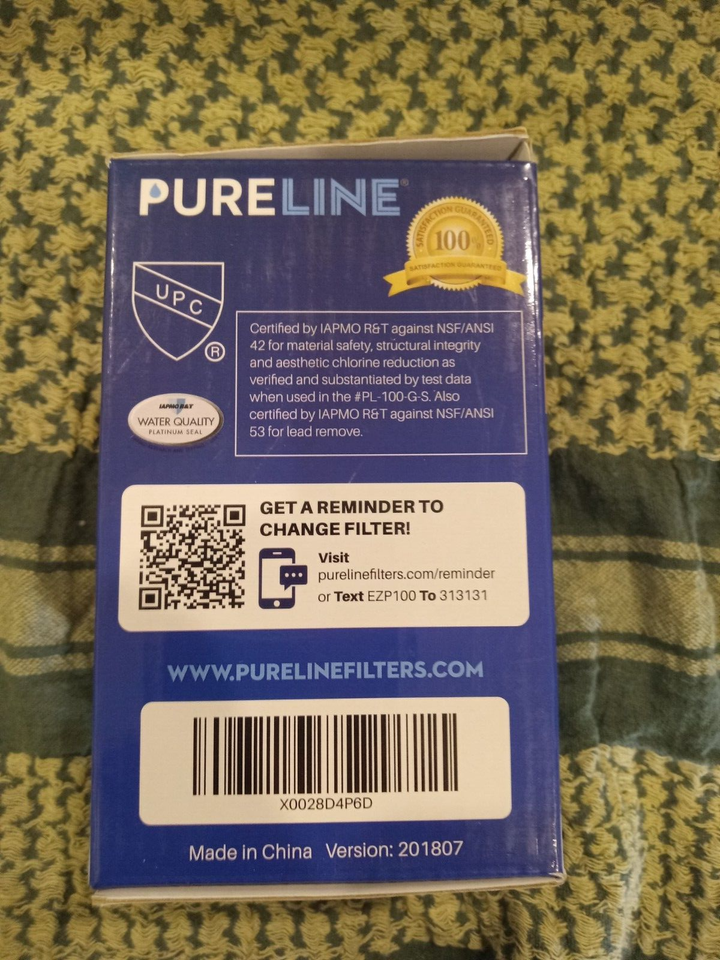 Water Filter for refrigerator model PL-100-G, PL-100-GS GE MWF | eBay