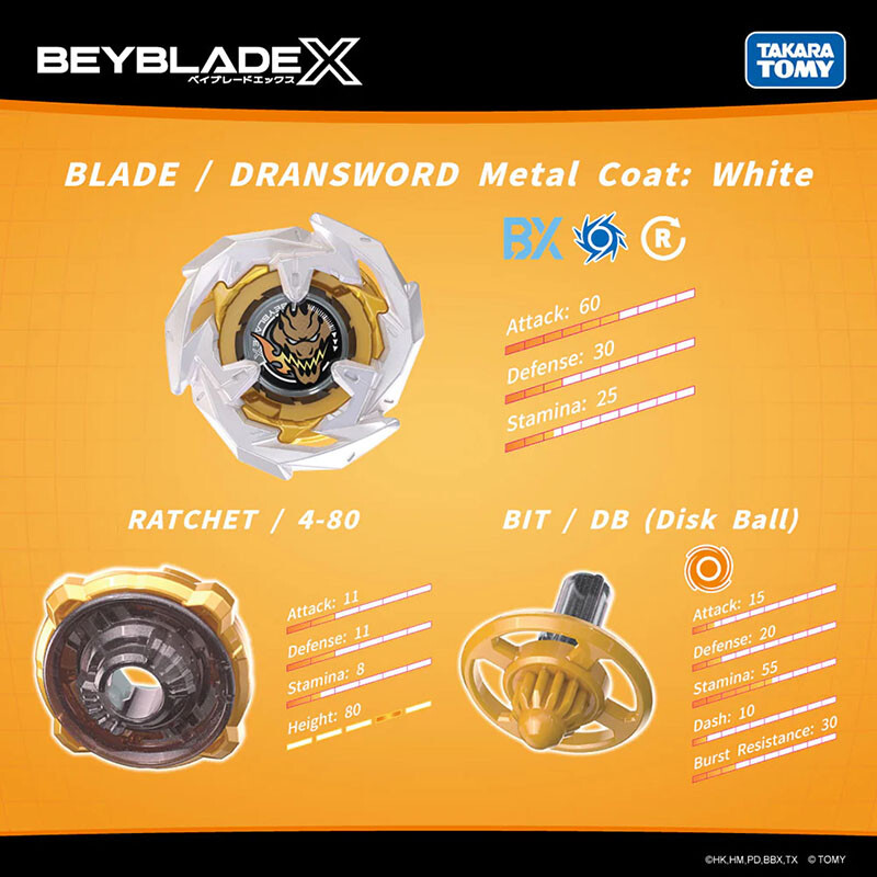 Takara Tomy UX-00 Dran Deck Starter Set Burst Beyblade X Booster BXG-25 ...