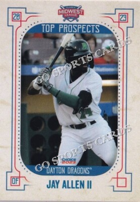 2023 Midwest League Top Prospects Jay Allen II RC Rookie Reds Minor ...