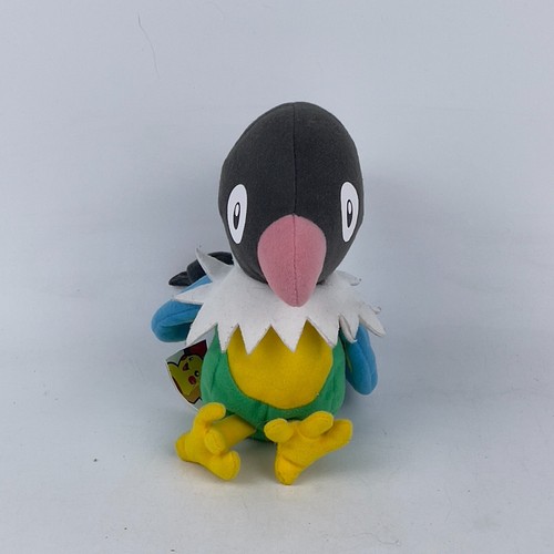 Jakks Pacific 2007 Pokemon Chatot Colorful Bird Parrot Plush 6" Stuffed ...