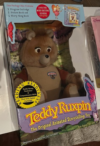🔥Teddy Ruxpin The Original Animated Storytelling Toy Vintage NEW IN BOX ...