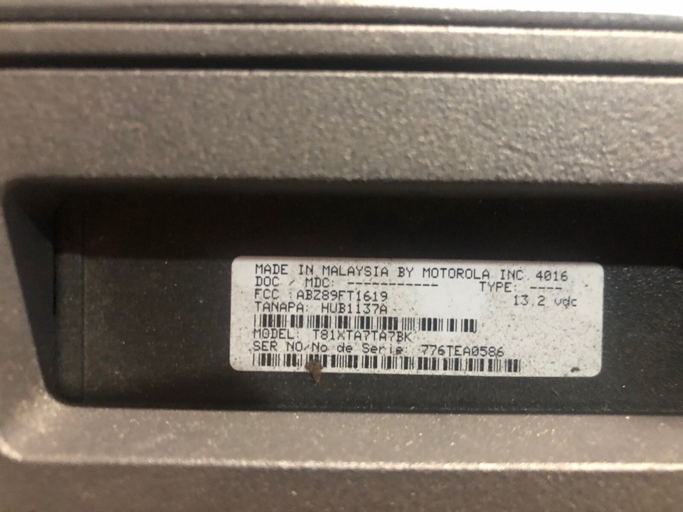 Motorola Maratrac Low Band 42-50mhz 99ch 120 Watt Mobile Radio | eBay