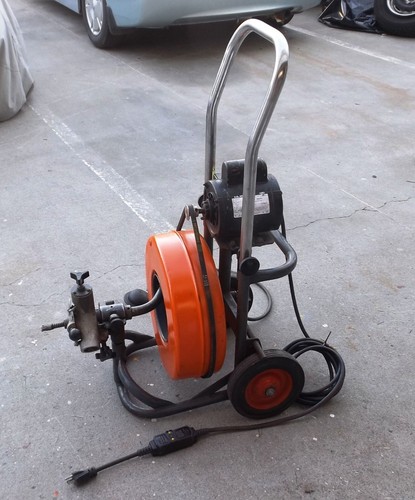 GENERAL SewerRooter T-3 Combination Sewer Machine Power Drain Cleaner ...