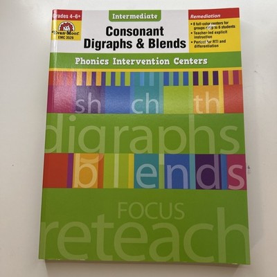 Phonics Intervention Consonant Digraphs and Blends Graded 4 to 6 ...