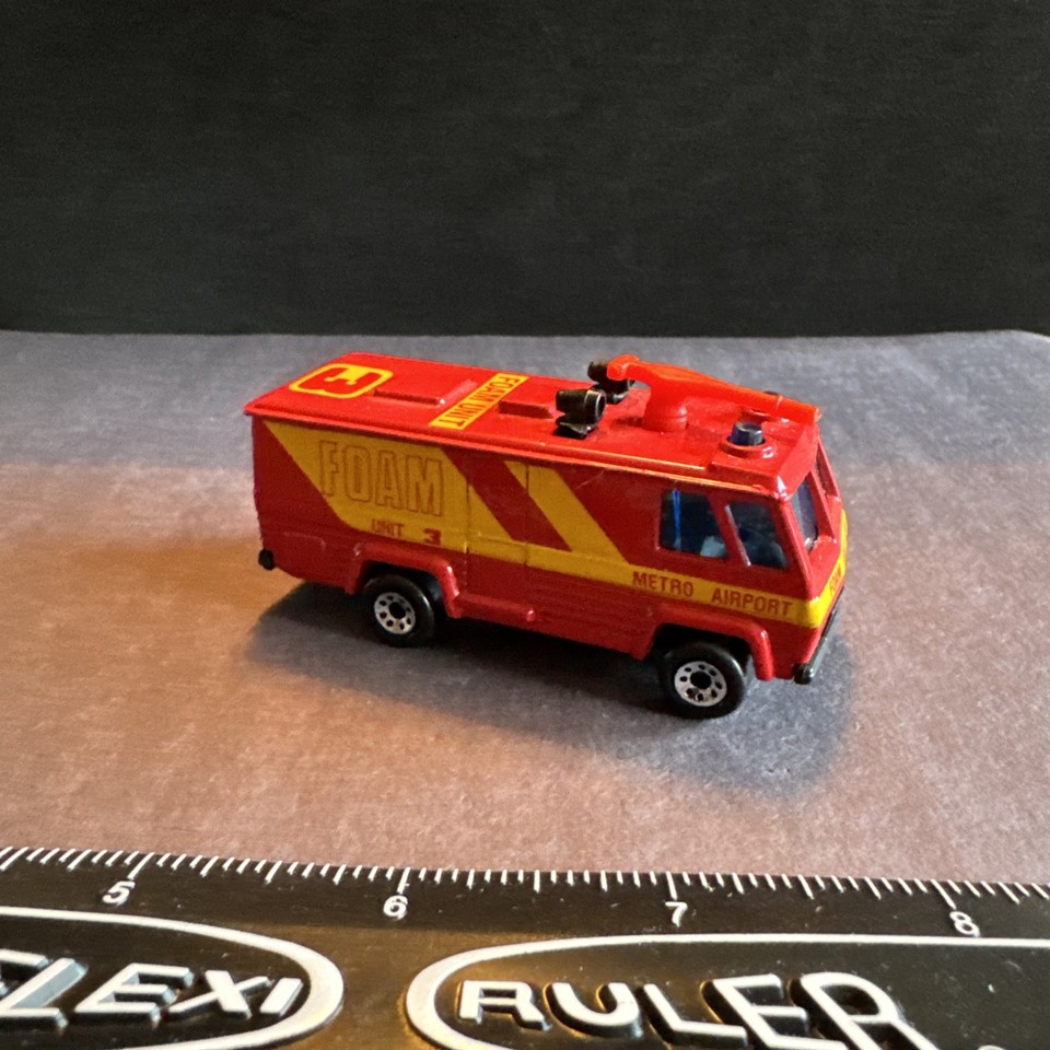 1980 Matchbox Command Vehicle Foam UnIt 3 Metro Airport Made In Macau ...