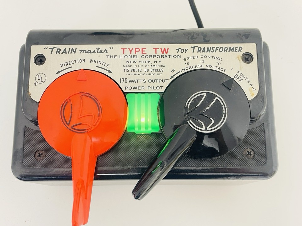 Lionel Trainmaster Type TW 175W Postwar Transformer w/ Original Box ...