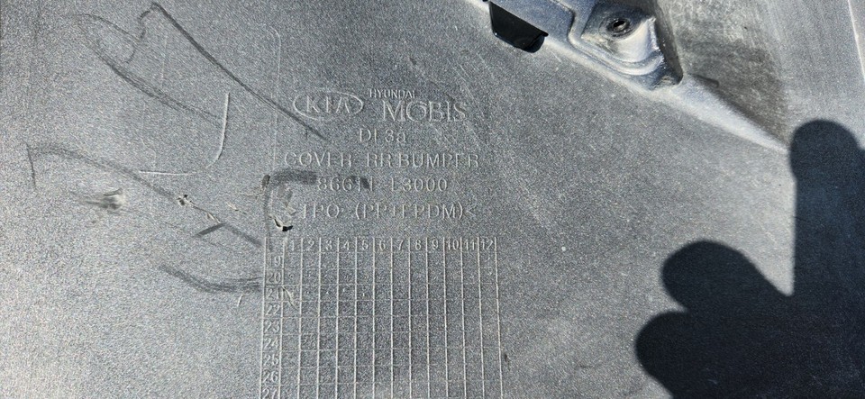 2022 2023 KIA K5 EX REAR BUMPER UPPER COVER OEM w/SENSOR HOLES ...