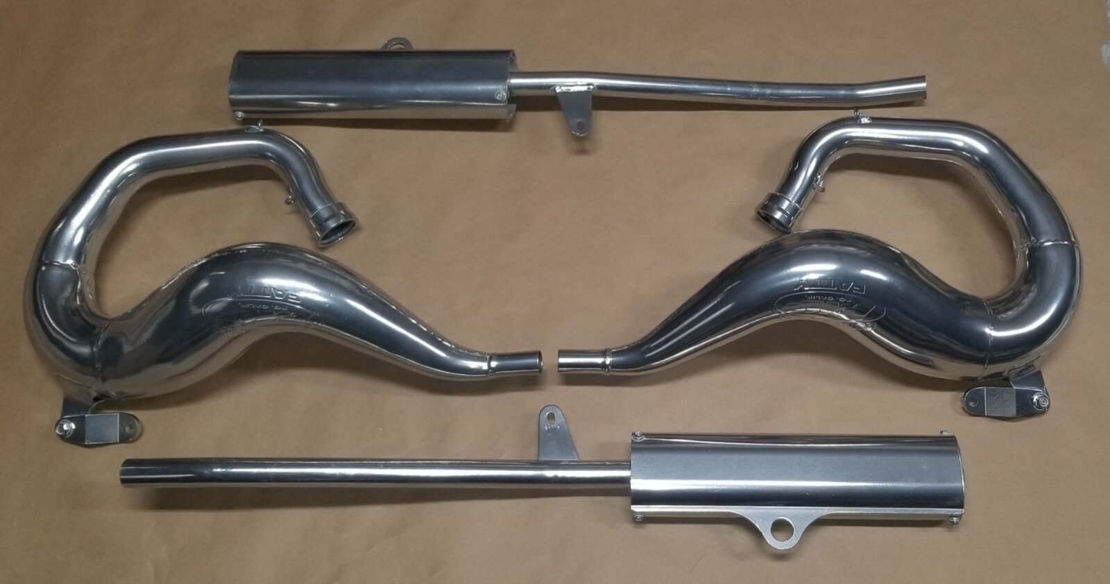 FMF Gold Series Fatty Pipes + Silencers for Banshee 87-06 Calico CT-23 ...