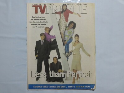 Chicago Sun-Times TV Prevue 2002 September Sara Rue Less than Perfect ...