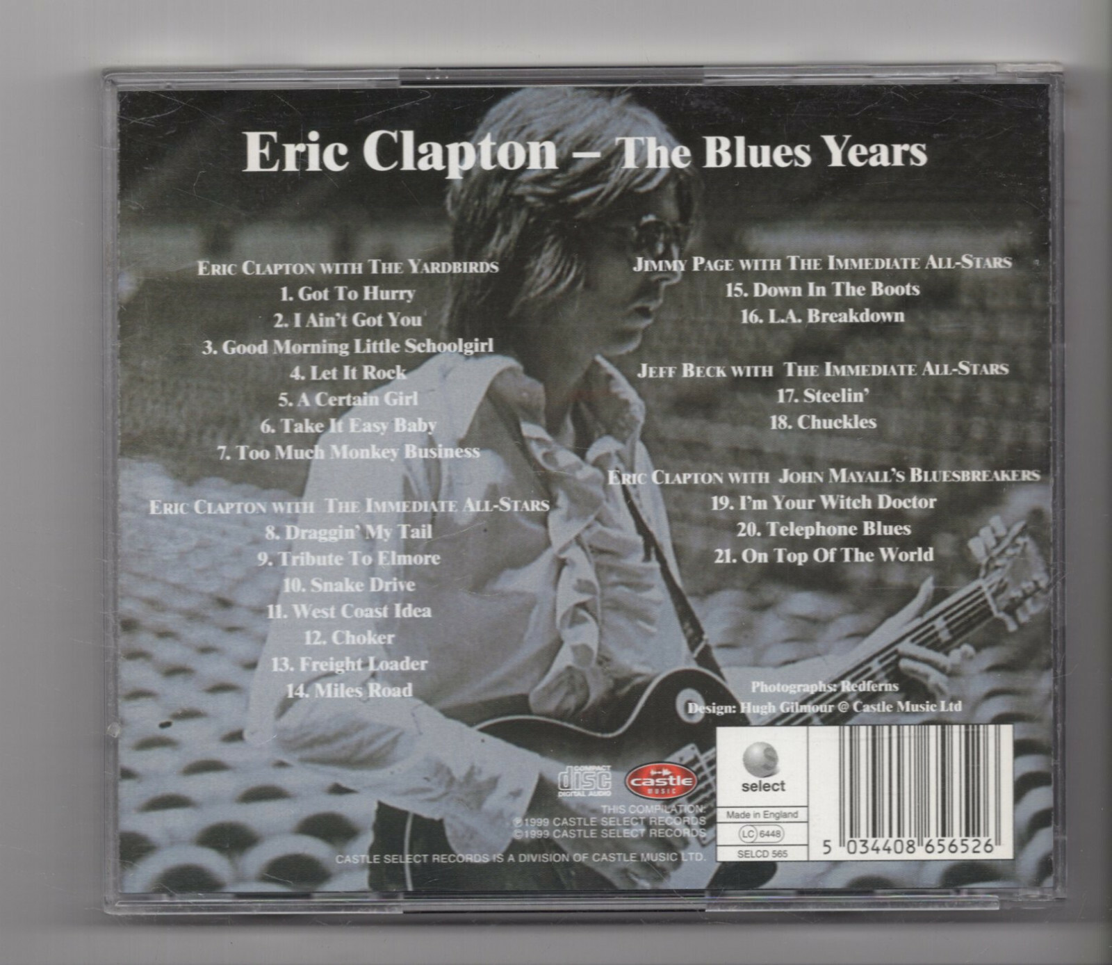 Eric Clapton - Blues Years (2000) for sale online | eBay UK