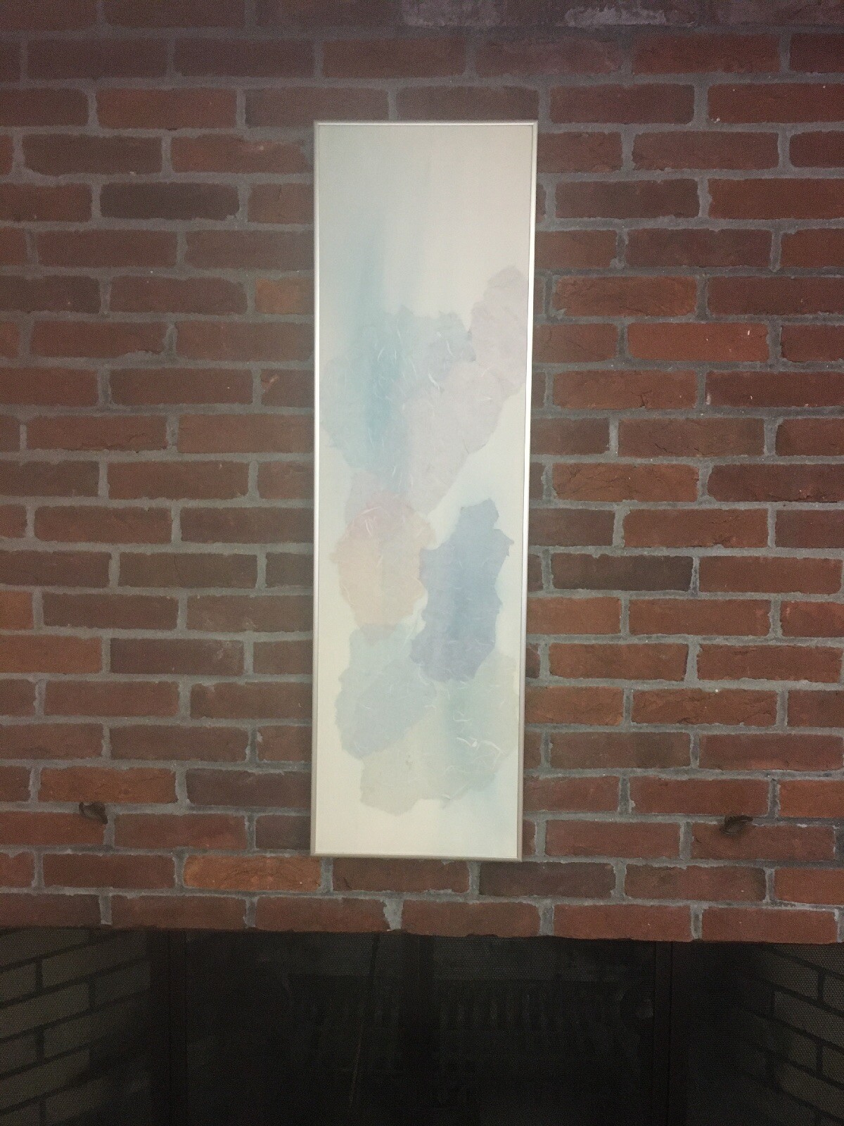 Muted Pastels of Blue Mauve Abstract Painting Mid Century ~ Harris ...