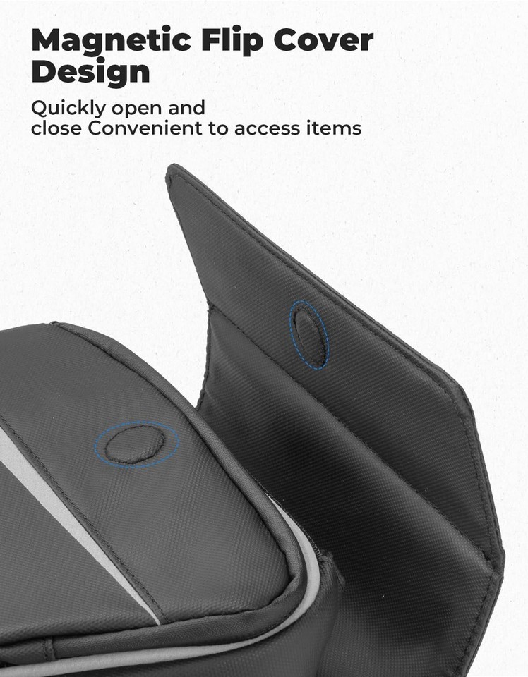 Universal UTV Center Console Bag Storage Bag For Polaris RZR / Ranger ...