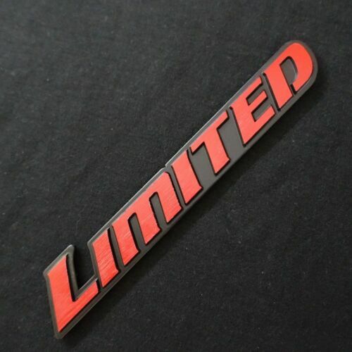 Metal Red Limited Edition Car Fender Emblems Trunk Sport Badge Decal ...