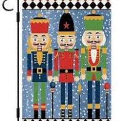 Dlzdn Christmas Nutcracker Outdoor Hanging Flag Decor 12 X 18 New | eBay