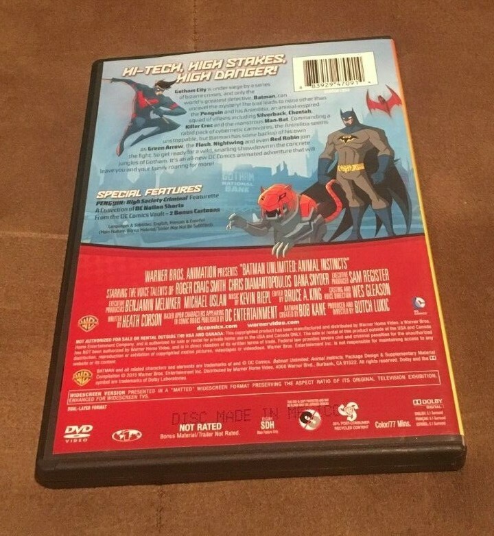 Batman Unlimited: Animal Instincts (DVD) 883929470914| eBay