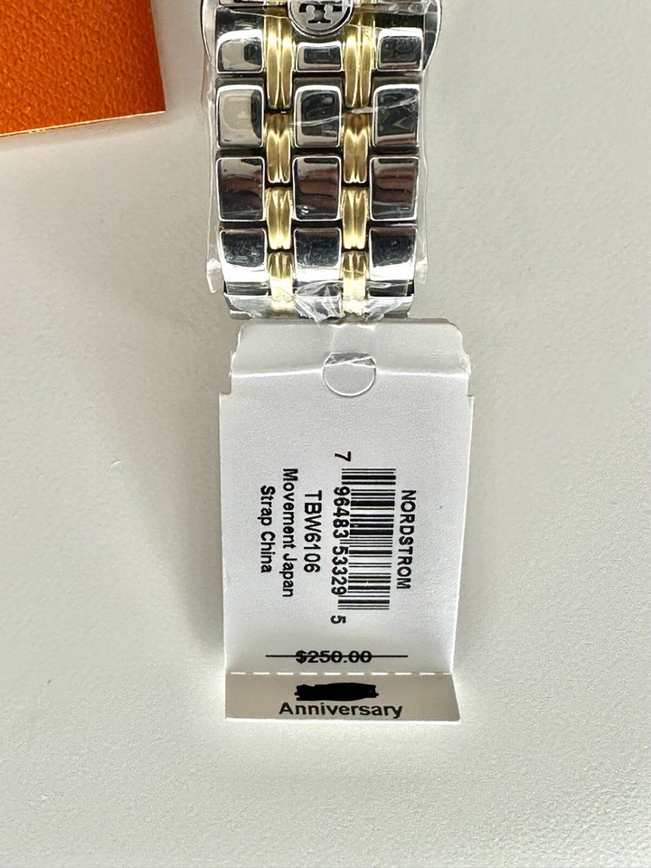 Tory Burch Women's Bailey Two-Tone Stainless Steel Bracelet Watch 34mm ...