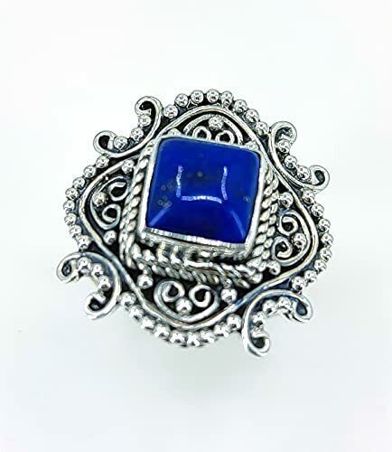Lapis Lazuli 925 Solid Sterling Silver Handmade Ring (US-LPS-009) | eBay