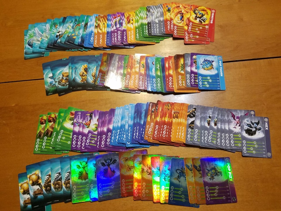 Skylanders Trap Team Giants Spyro's Adventure Swap Force Trading Cards ...