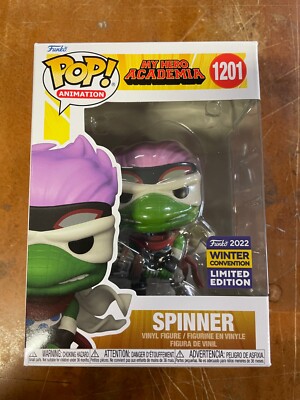 FUNKO POP SPINNER MY HERO ACADEMIA WINTER CONVENTION EXCLUSIVE #1201 IN ...