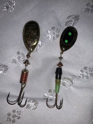Vintage Mepps Lot Of 2 Spinners #2 See Best #3 Aglia Made In France | eBay