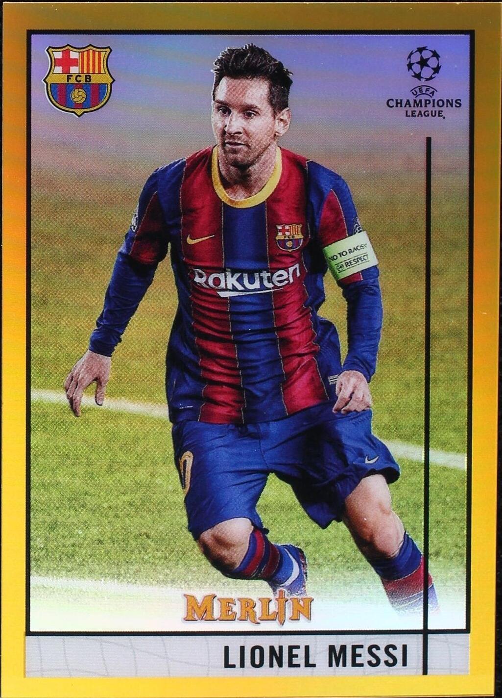 2020-21 Topps Merlin Collection Chrome Uefa Champions League - Lionel ...
