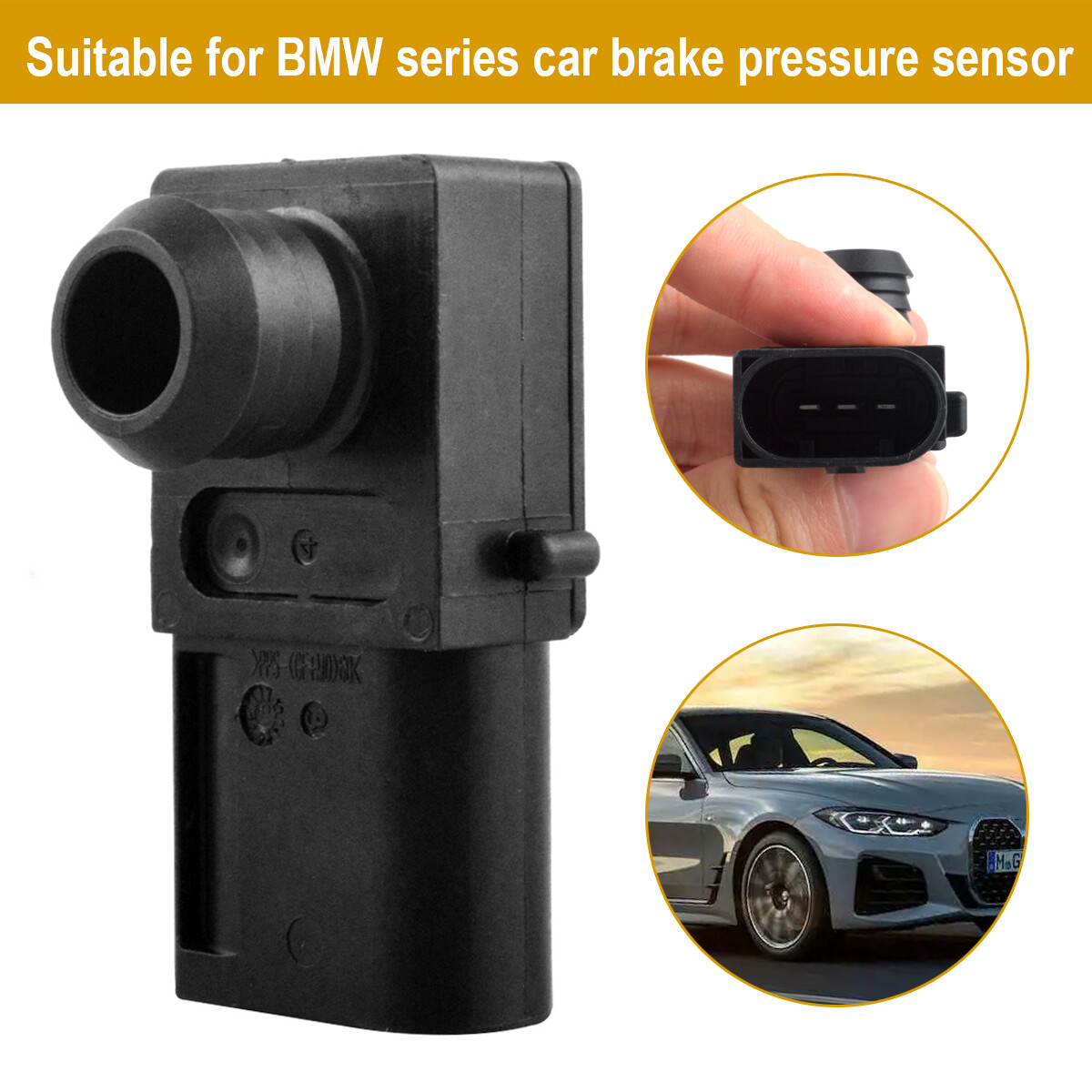 Brake Servo Pressure Sensor 34336875605 for BMW E81 E87 E90 E84 F10 ...