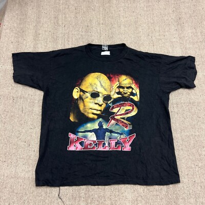 Vintage R Kelly Shirt Mens XL Black 1990s Rap Tee Bay Club | eBay