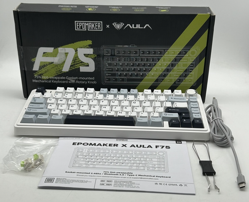 EPOMAKER Aula F75 Mechanical Keyboard - 75% - Light Blue - Reaper ...