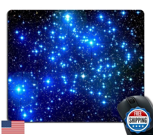 Smooffly Mouse Pad Blue Galaxy Customized Rectangle Non-Slip Rubber ...