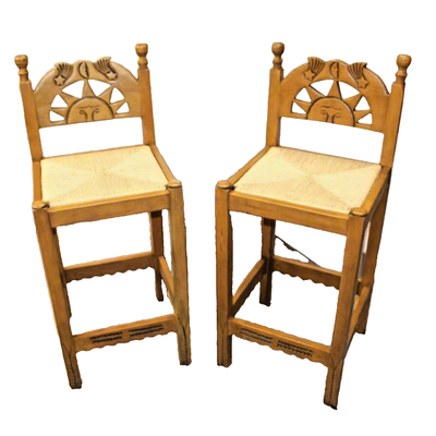 Southwestern Counter Stools SOLD!!! Western Rustic Barstools Cowgirl