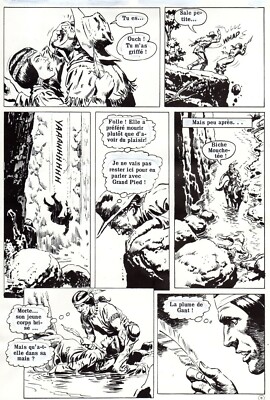JONAH HEX CHANT DE MORT PLANCHE DE MONTAGE ORIGINALE AREDIT PAGE 11 | eBay