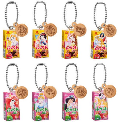 Disney Morinaga Packuncho Miniature Charm Capsule Toy 8 Type Full Comp ...