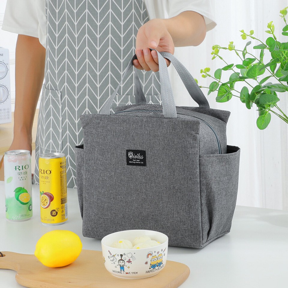 Letter Insulated Lunch Pack Box Bag Child Boys Girls School Food Picnic ...