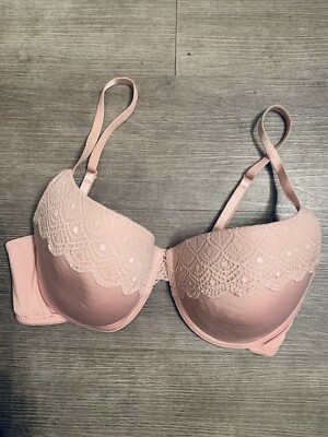 Maidenform Pink Push Up & In Bra 36C. | eBay