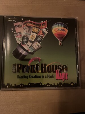 Corel Print House Magic Disc One | eBay