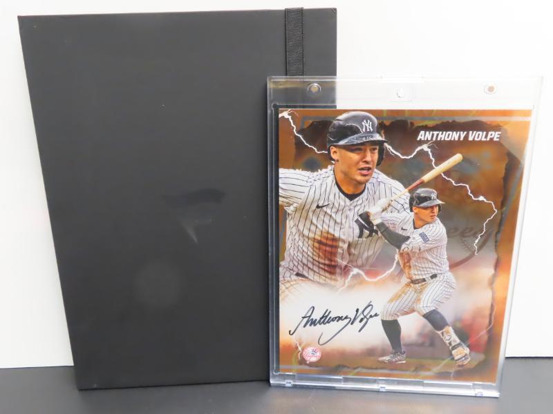 2024 Fanatics Under Wraps MLB Emanate Anthony Volpe Orange Auto #1/25 ...