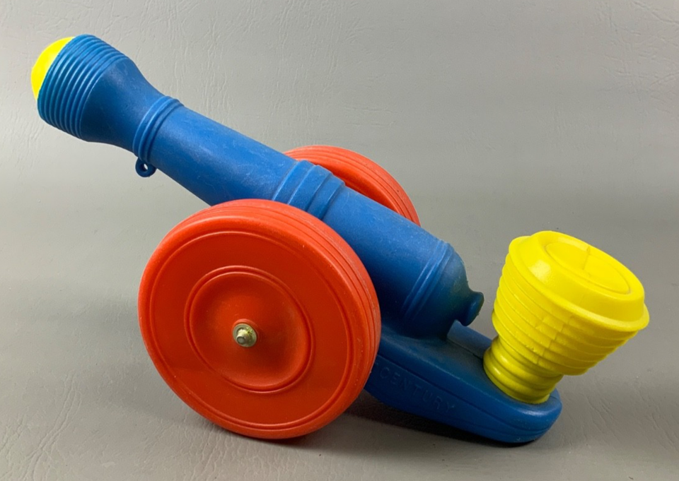 20th Century Plastic, Vintage Toy Cannon, that Shoots a Ball | eBay