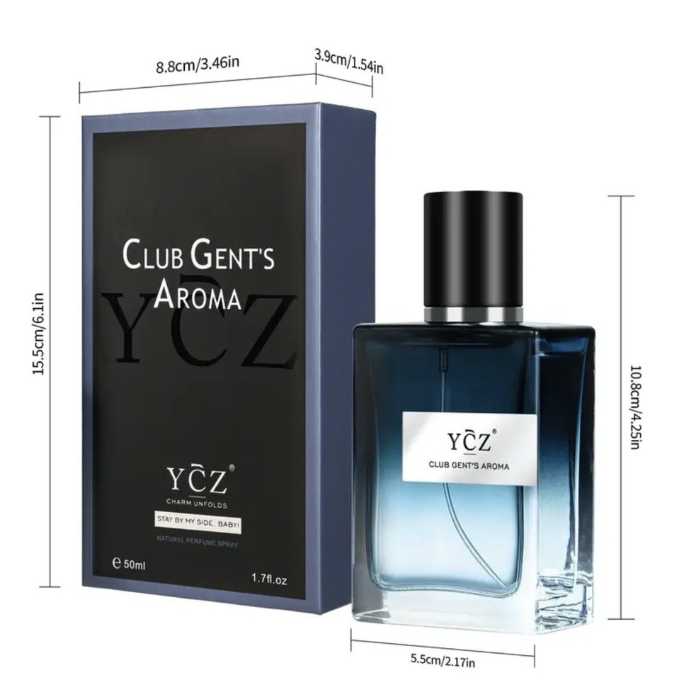 YCZ CLUB GENT's AROMA 1.7 fl oz Long Lasting Fragrance Men’s Perfume | eBay