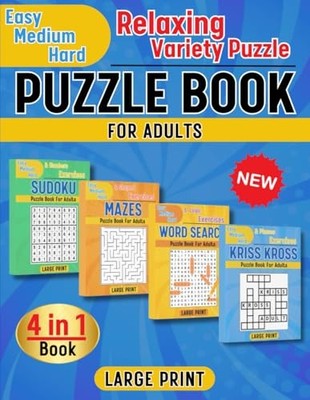 4 In 1 Variety Puzzle Book: A 4 In ..., Manning, Cedric | eBay UK