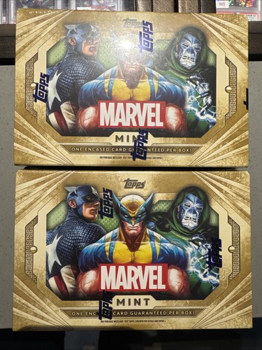 Lot Of 2 2025 Topps Marvel Mint Hobby Boxes. Ships Sealed. From New ...