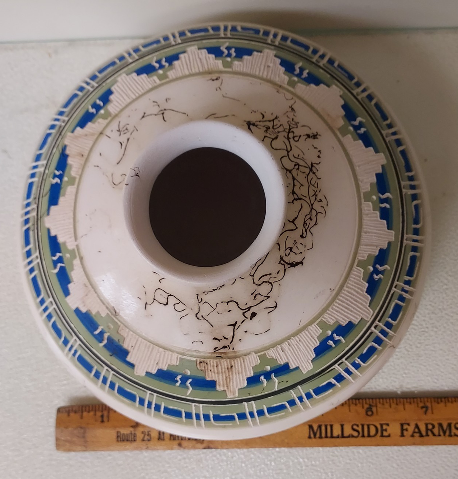 Rare Vintage Native American Navajo Indian Pottery Eskeets Signed Vase ...