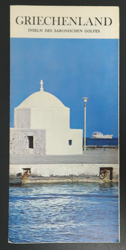 Griechenland Golfes Greece Travel Souvenir Pamphlet Booklet Fold Out ...
